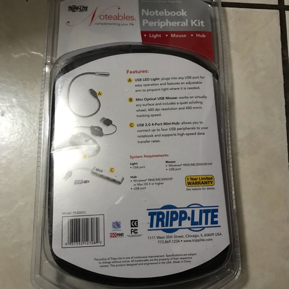 Tripp nyc | Other | New Tripp Lite Noteables Notebook Peripheral Kit ...